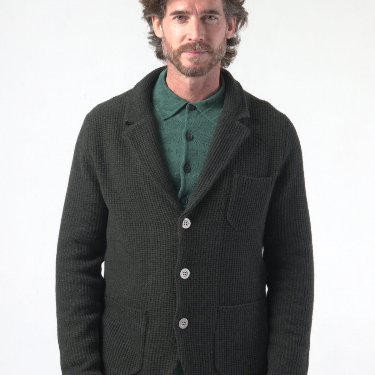 Seed Pattern Knit Blazer – Revolution Now